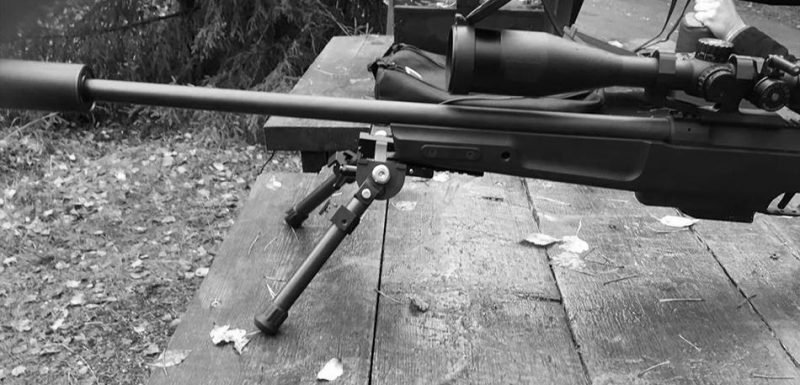 Tactical LRA Light Carbon Fiber Bipod For Hunting Rifle - AirsoftBuy